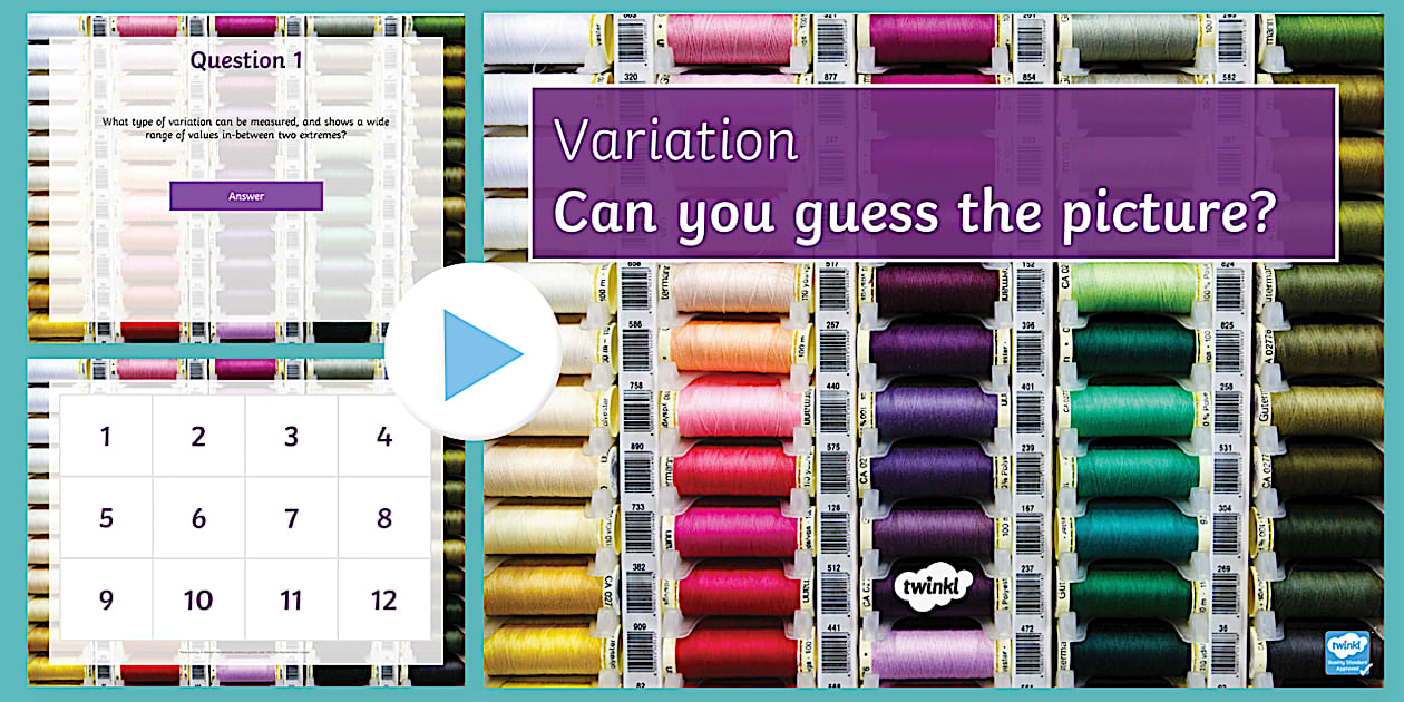 Variation Quiz PowerPoint (teacher made) - Twinkl