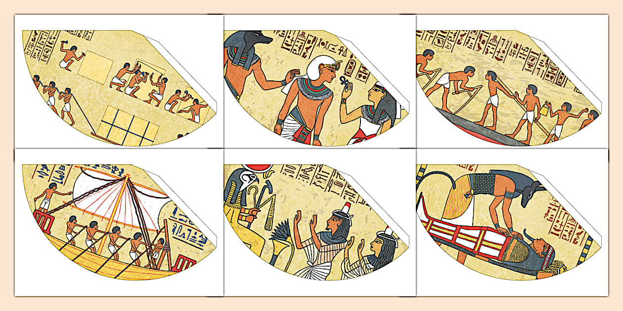 Ancient Egypt Party Hats (teacher made) - Twinkl