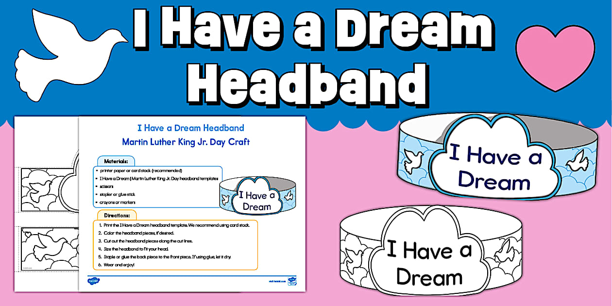 I Have a Dream | Martin Luther King Jr. Day Headband Craft