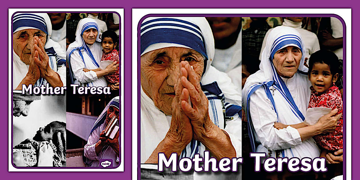 Picture of Mother Teresa Photo Display Poster (teacher made)