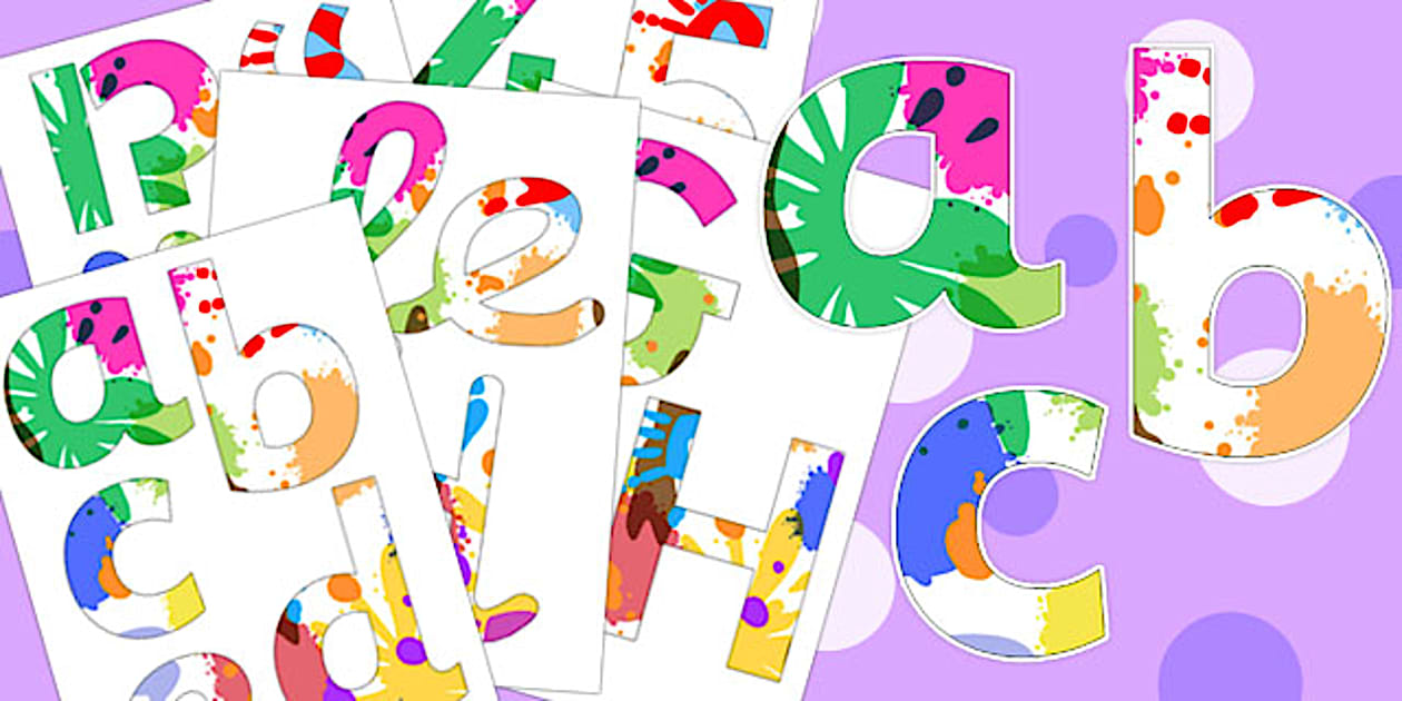 Editable Messy Area Display Lettering (teacher made)