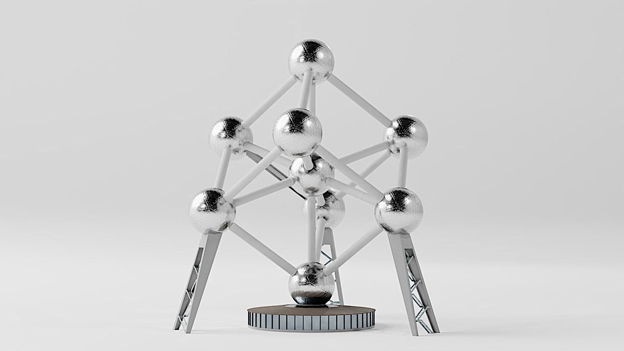 3D Model: Human Geography - Atomium (teacher made) - Twinkl