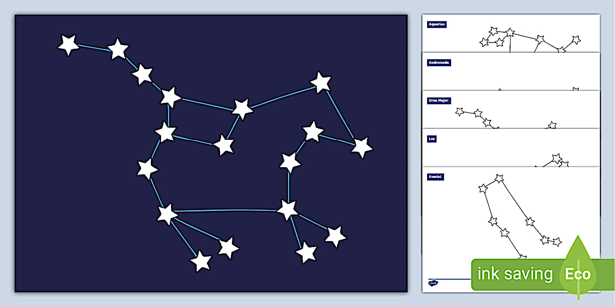 Constellation Art KS2 Activity (teacher made) - Twinkl