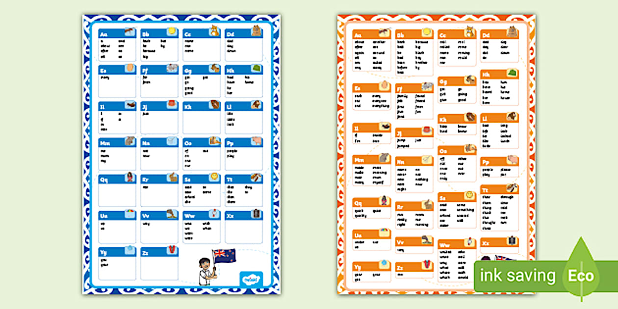 Editable NZ Dictionary Cards (teacher made) - Twinkl