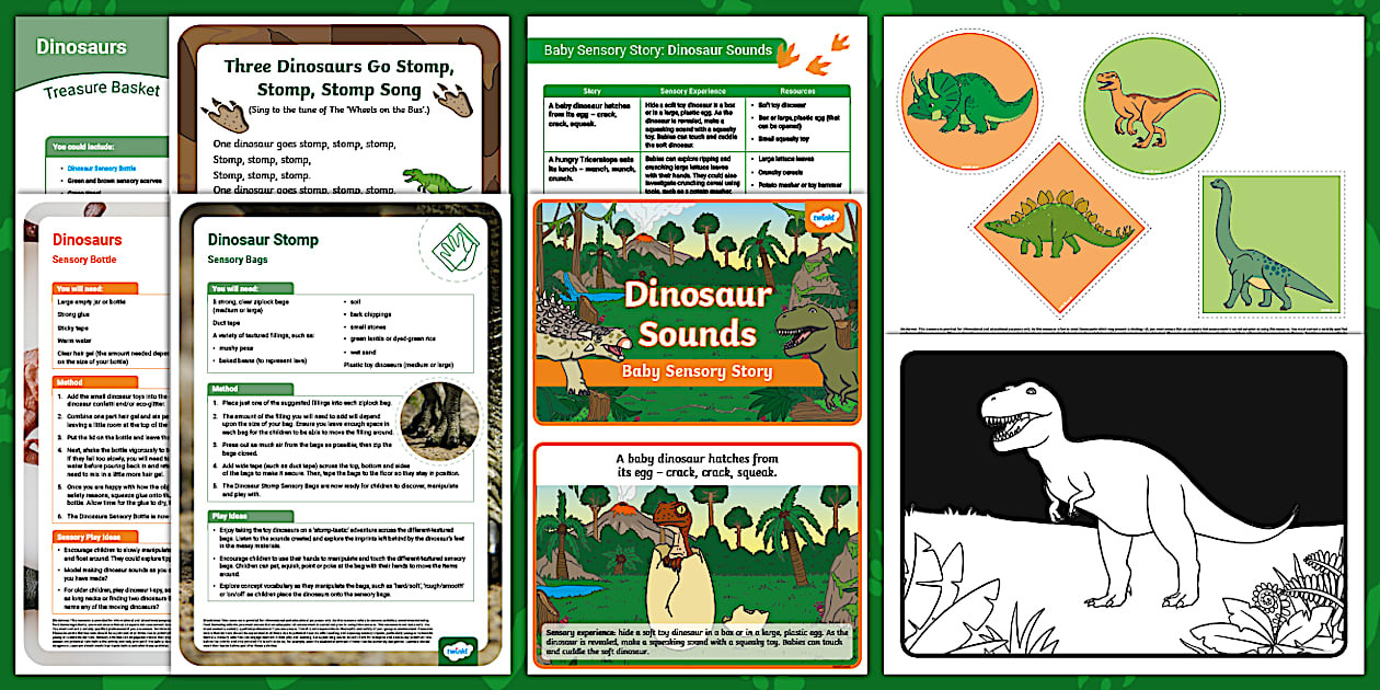 EYFS Dinosaurs Resource Pack (Ages 0-2) | Twinkl - Twinkl