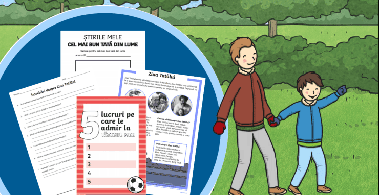 Ziua Tatălui - Evenimente - Twinkl România - Twinkl