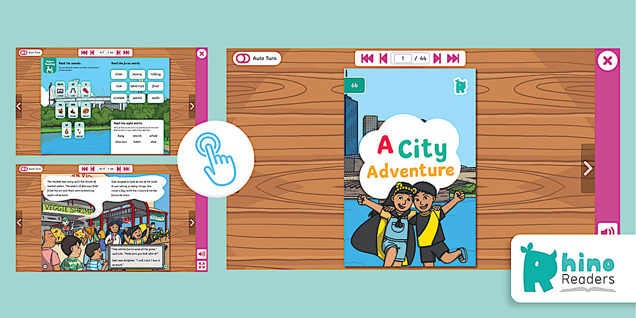 Level 6b Decodable Readers: A City Adventure (teacher made)