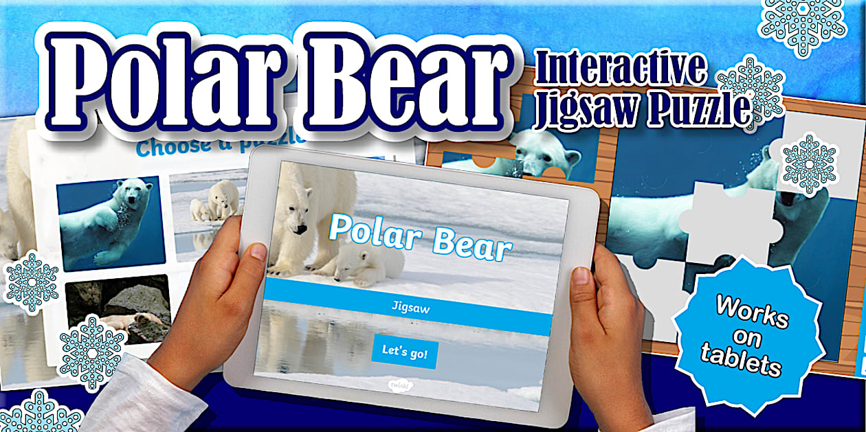 Polar Bear Interactive Jigsaw Puzzle