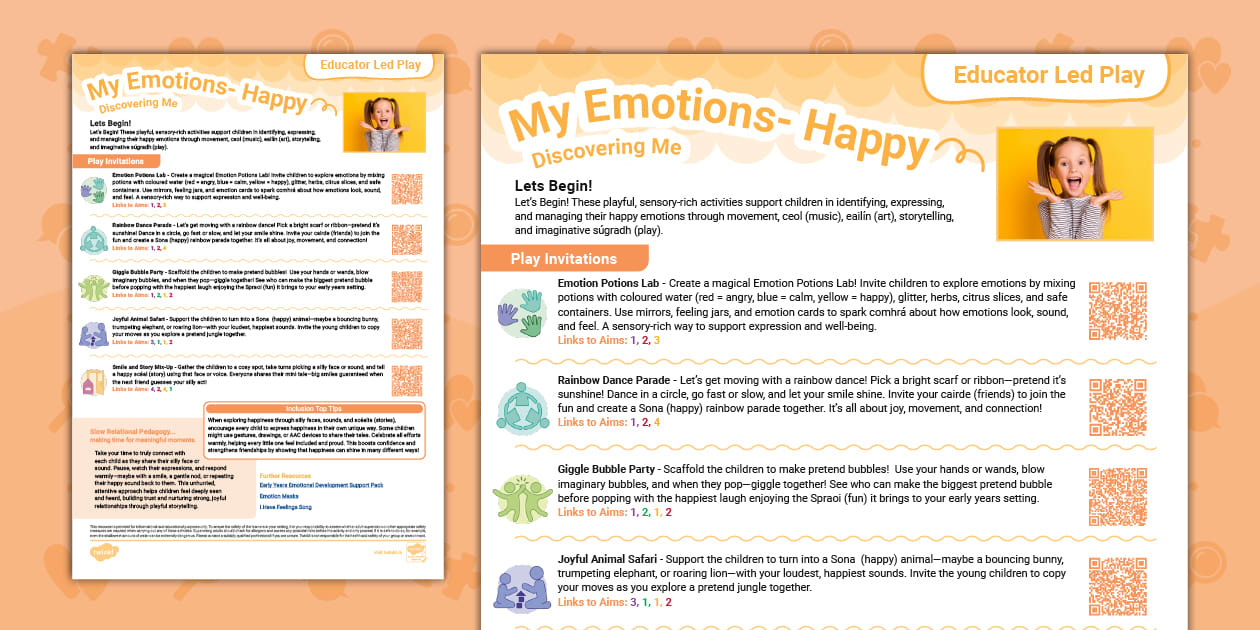 Discovering Me- My Emotions - Happy (teacher made) - Twinkl