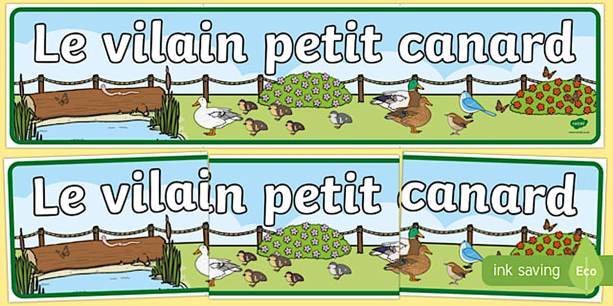 Dyslexic Banderole d'affichage pour Le vilain petit canard