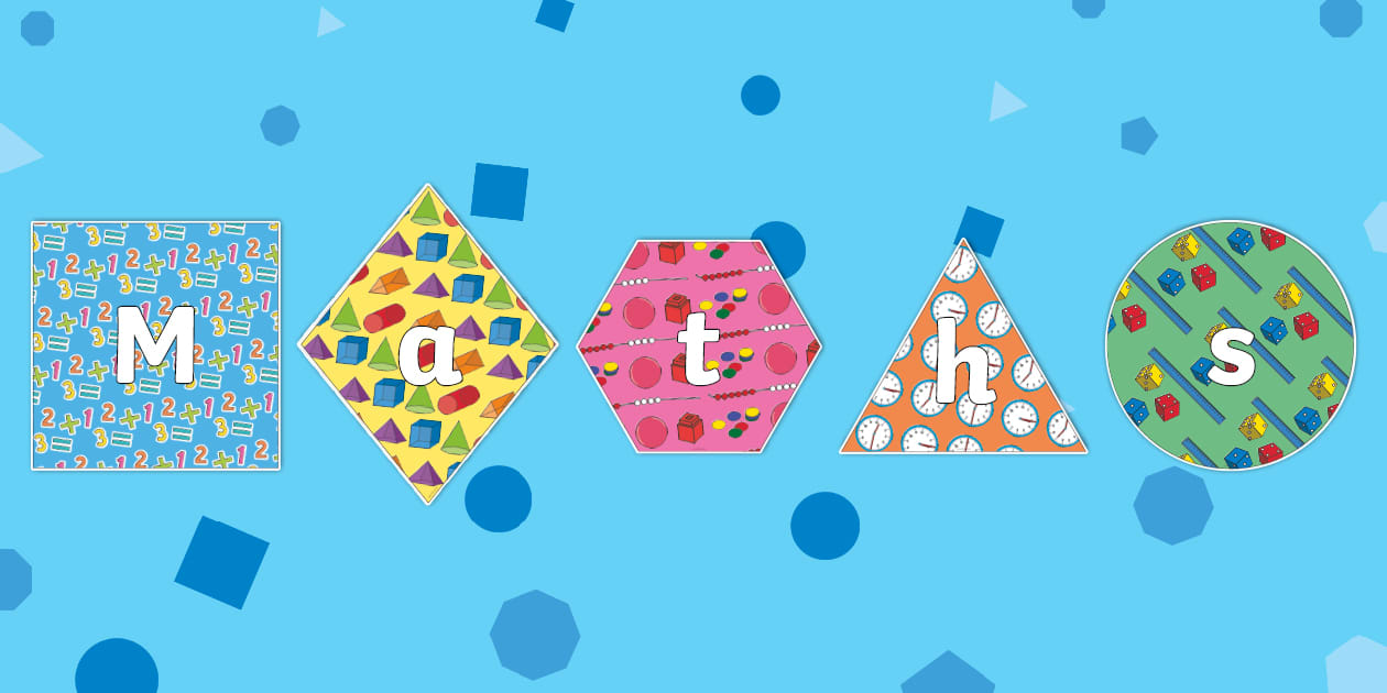 Maths - Shapes Display Cut Outs - Twinkl - KS1 - Twinkl