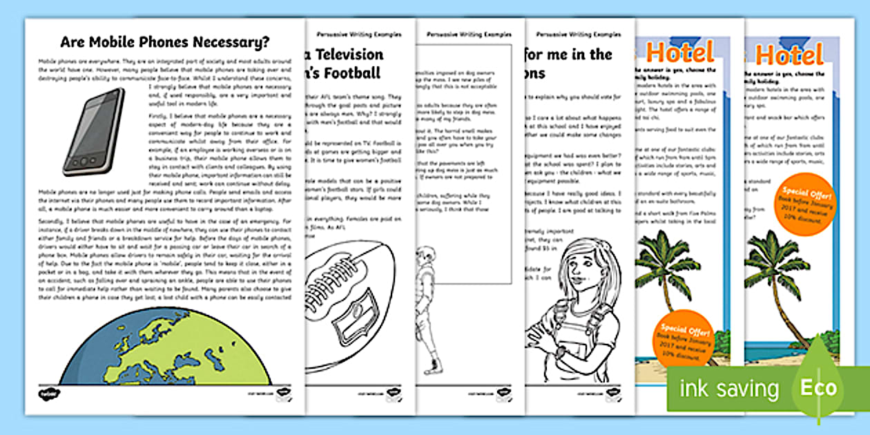 Persuasive Writing Techniques KS2 - Examples for Children