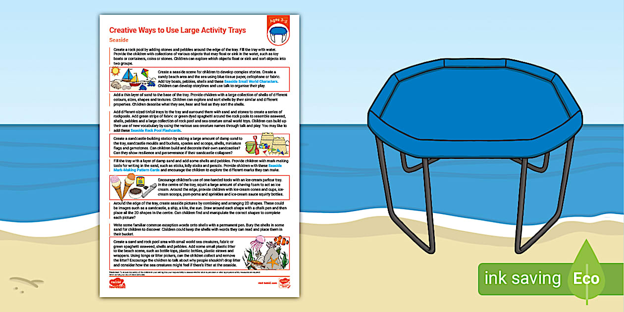 Seaside Gross Motor Sensory Activities | EYLF Resources