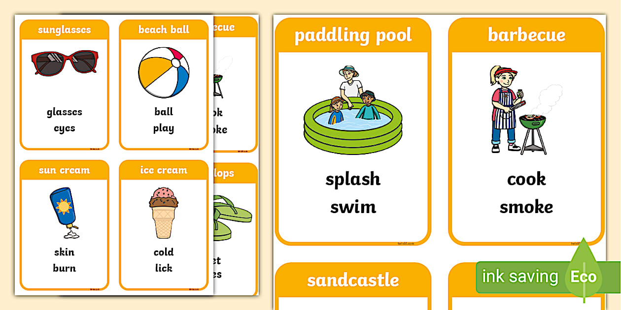 Summer-Themed 'Leave it Out!' Game (teacher made) - Twinkl