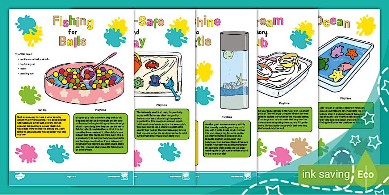 Summer Sensory Play for Babies (teacher made) - Twinkl