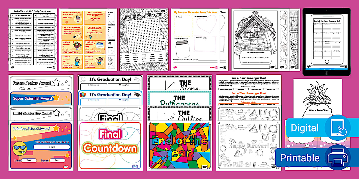 FREE End of Year Activities | Resource Pack | Twinkl USA