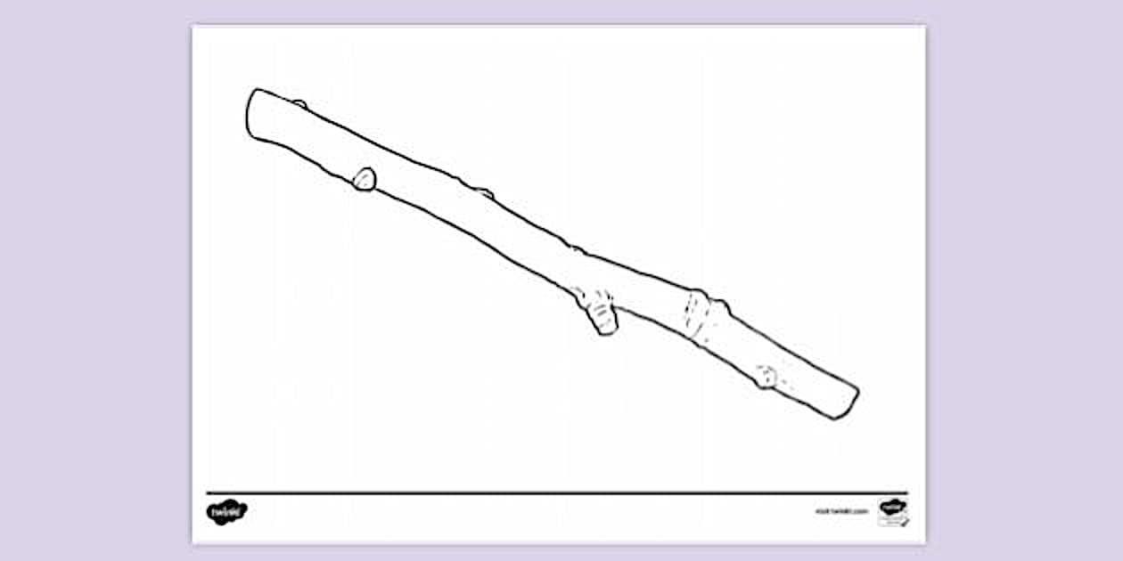 Stick Colouring Sheet | Colouring Sheets (teacher made)