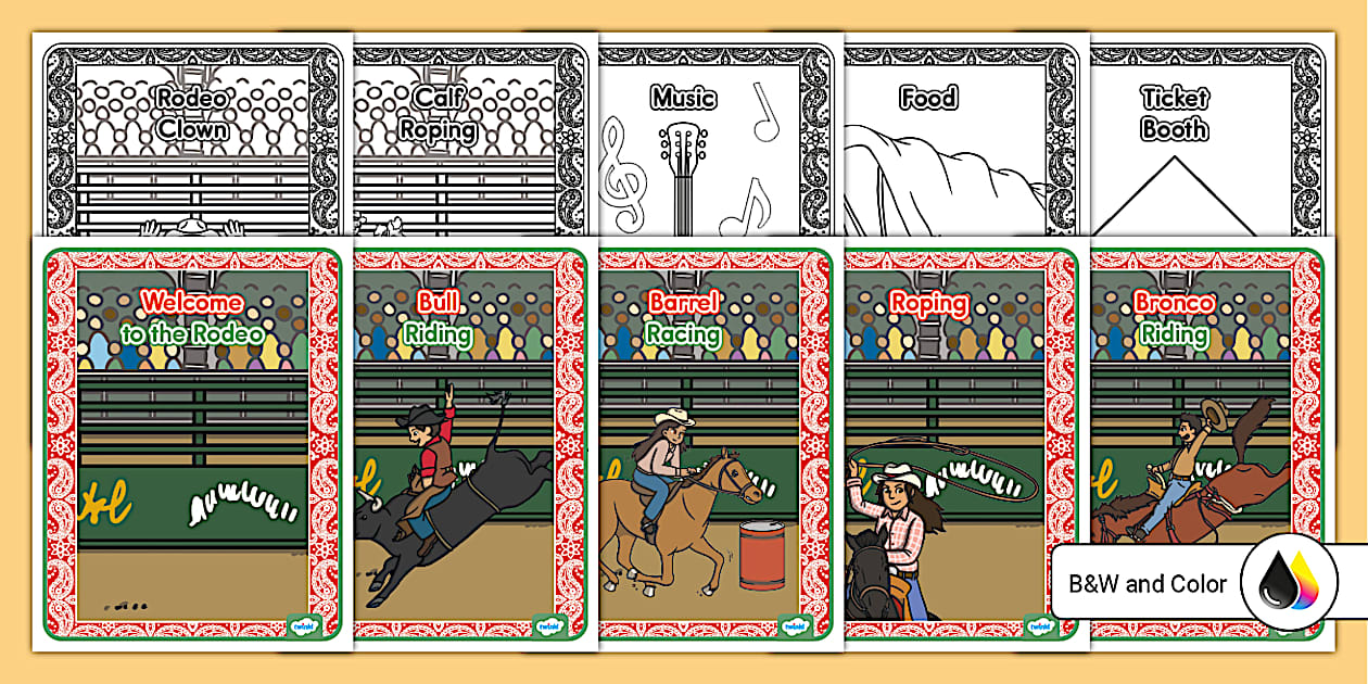 Rodeo Dramatic Play Posters - Twinkl