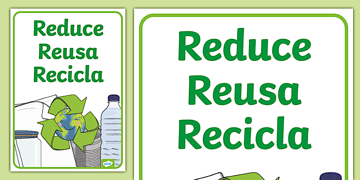 Afiche de reciclaje | Recursos Educativos Twinkl - Twinkl