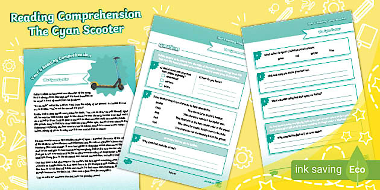 Year 4 Reading Comprehension - Fiction 2 (Ages 8 - 9)