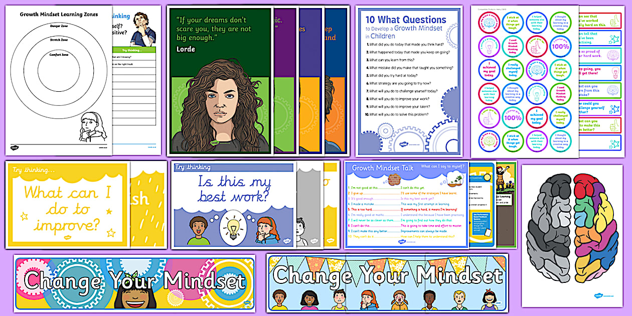 Growth Mindset Set-Up Resource Pack - Twinkl Back to School