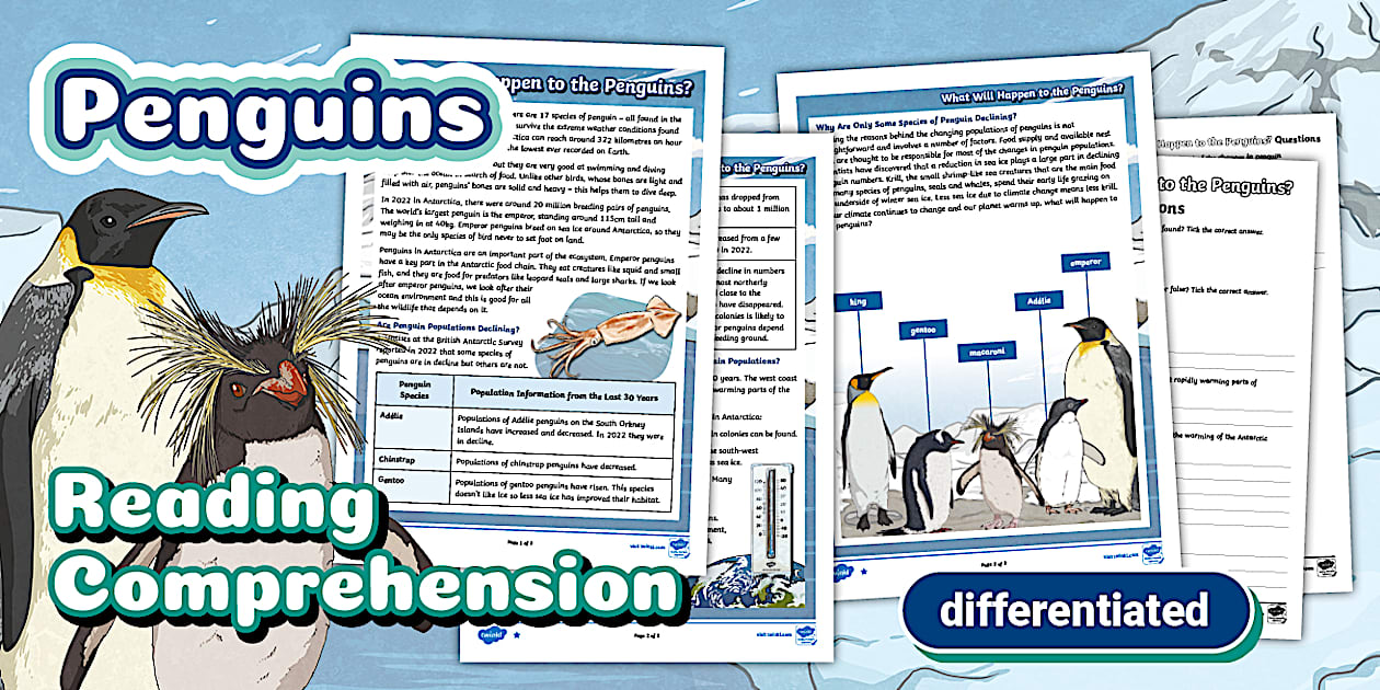 What Will Happen to the Penguins? Reading Comprehension
