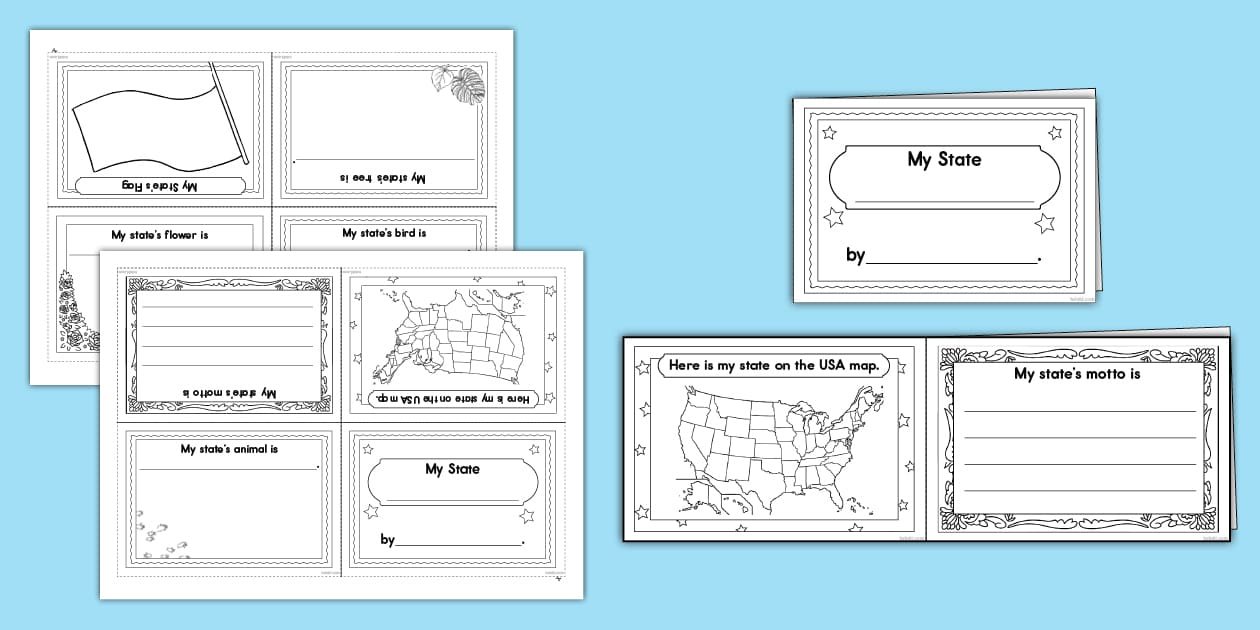 My State Symbols Mini Book (creat de profesori) - Twinkl