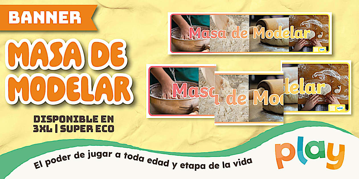 Cartel para Puerta | Masa de Modelar | Pre Escolar