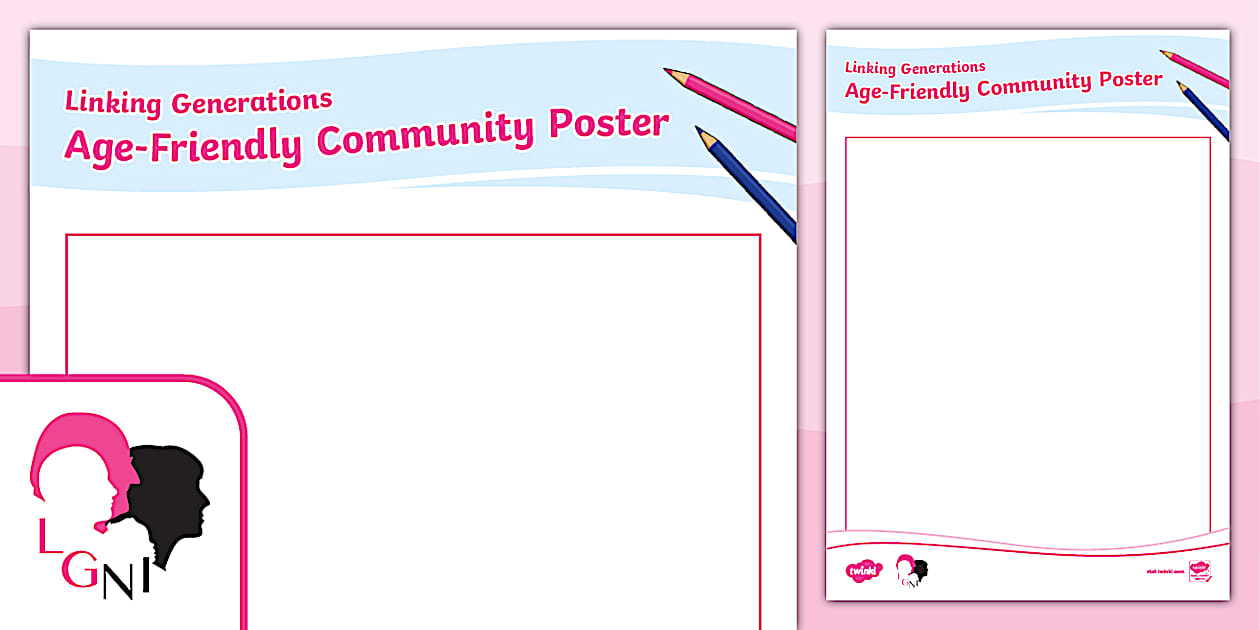 FREE! - Linking Generations Age-Friendly Community Poster Activity