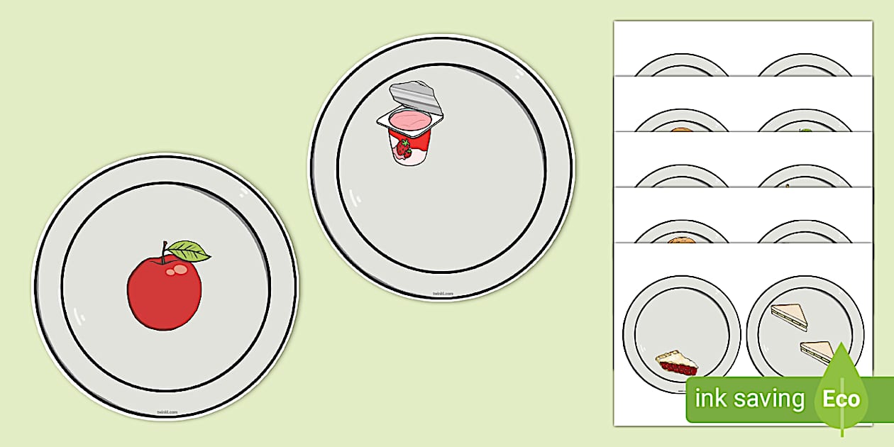 👉 Picnic Plates Subitising Cards | Twinkl