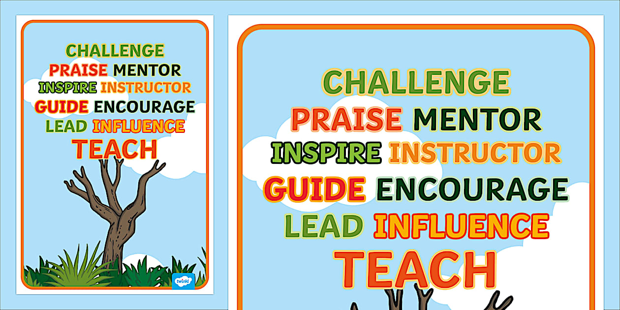 👉 Teaching Qualities Poster - Qualities of a Teacher