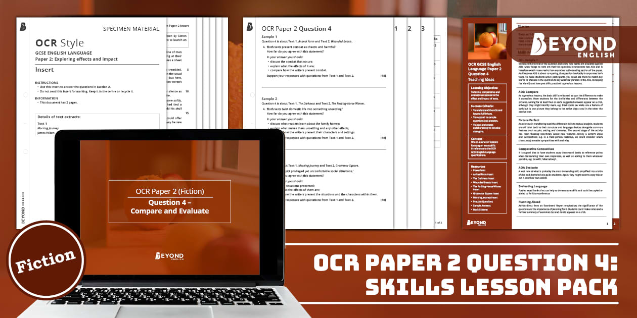 OCR Paper 2 - Question 4 Lesson Pack