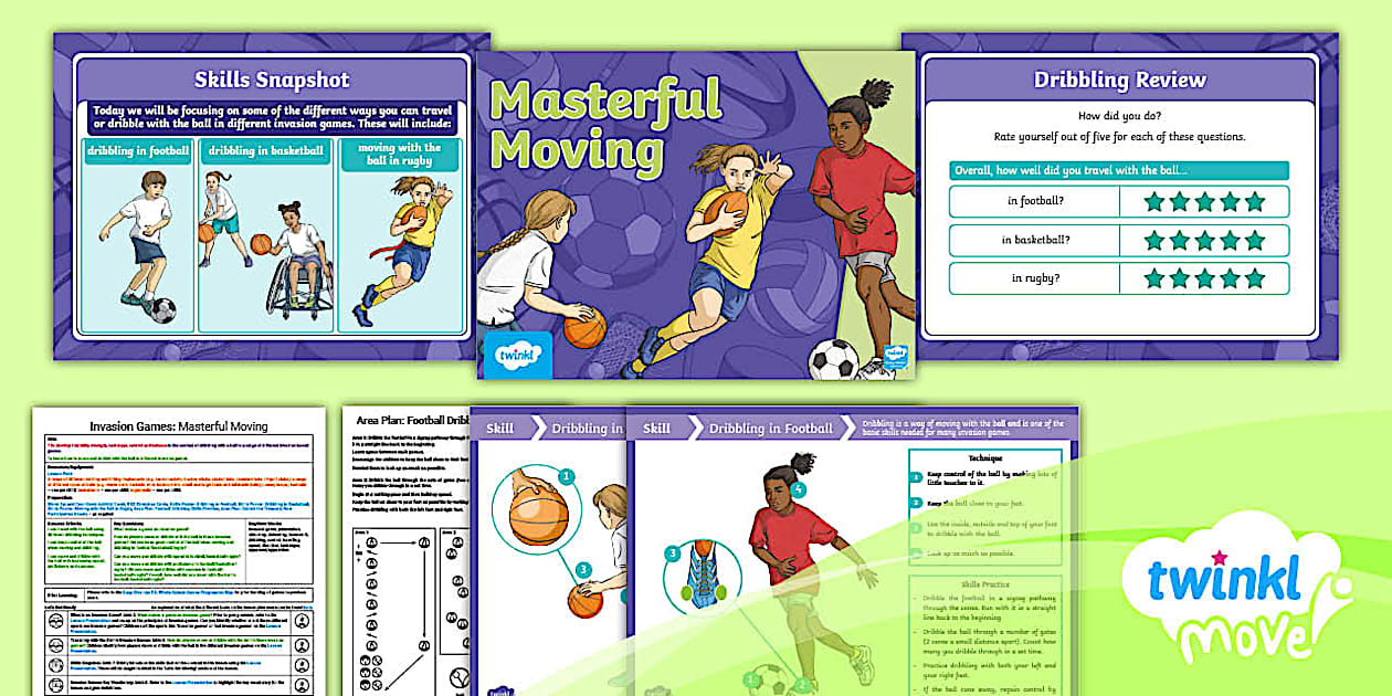 Mastering Movement - Year 3 PE Invasion Games Lesson