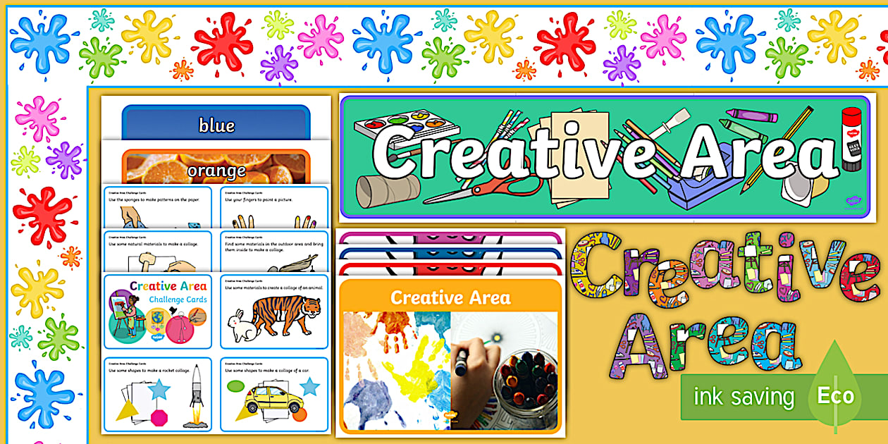 👉 Creative Area EYFS Classroom Set-Up Pack (teacher made)