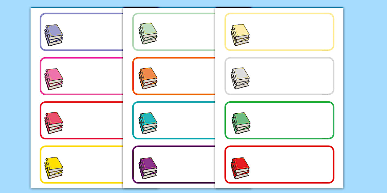 Editable Colour Book Band Labels (teacher made) - Twinkl