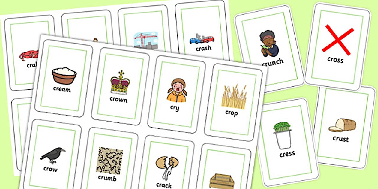 CR Flash Cards (teacher made) - Twinkl