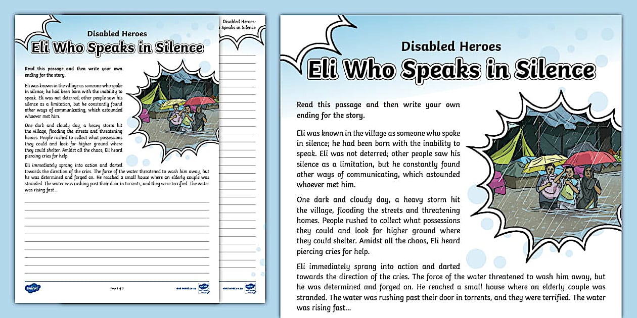 Disabled Heroes: Eli Who Speaks in Silence - Complete the Story Act Sh