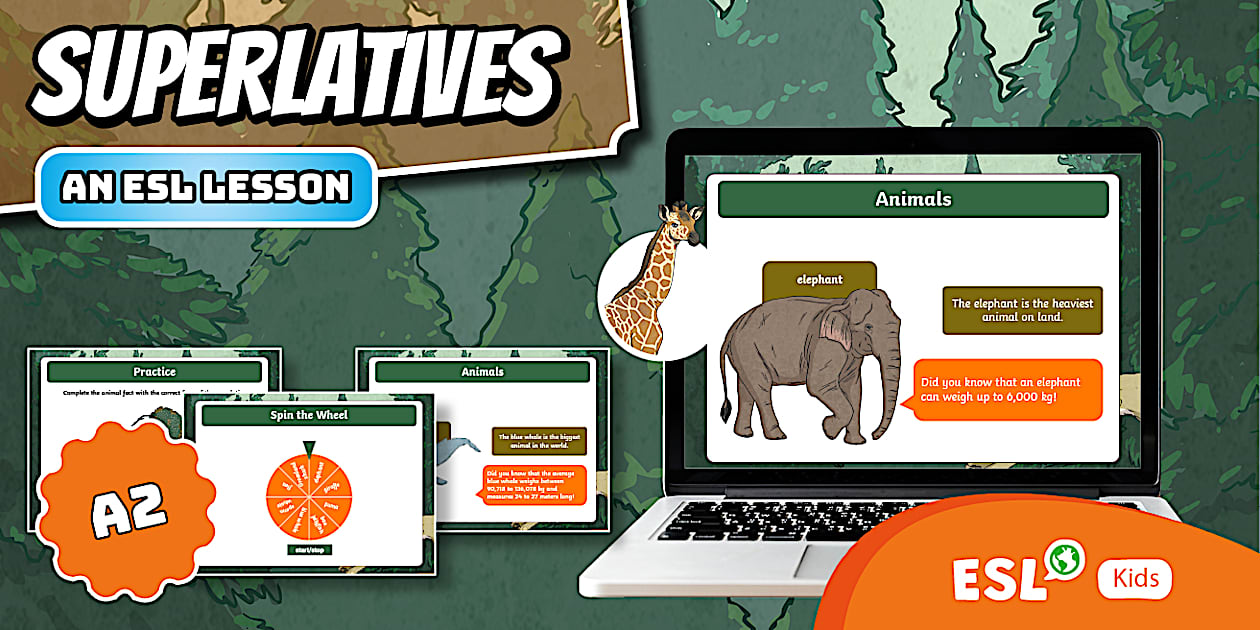 ESL Best Comparatives Lesson for Kids