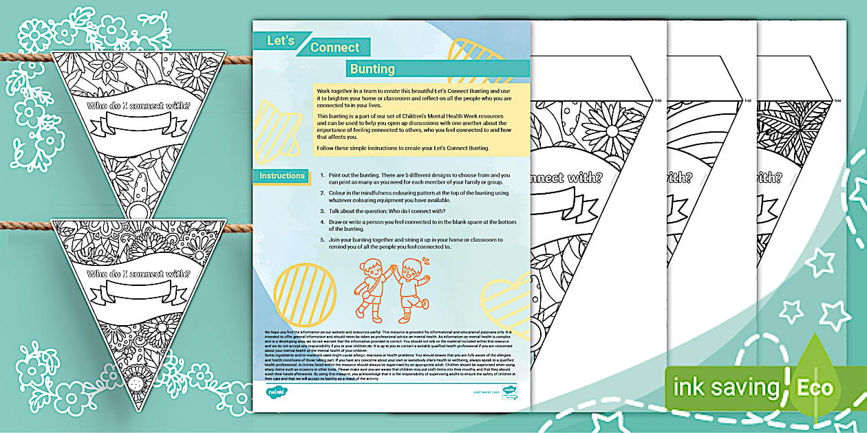 Let’s Connect Bunting (Teacher-Made) - Twinkl