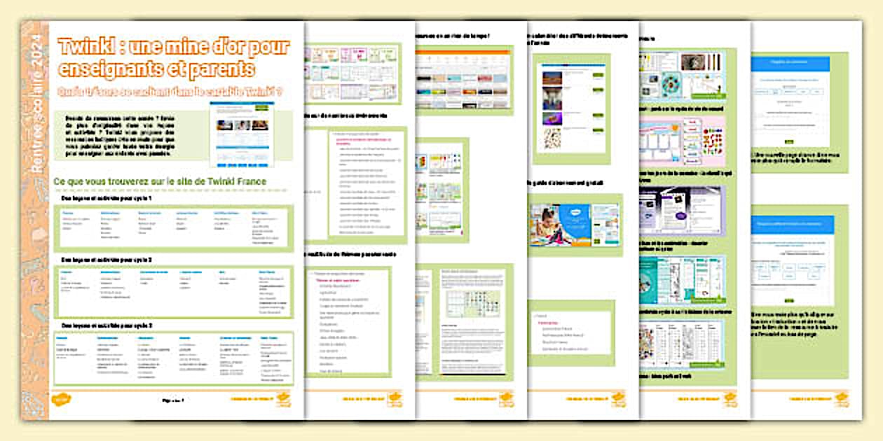 Guide de la rentrée scolaire 2024 (teacher made) - Twinkl