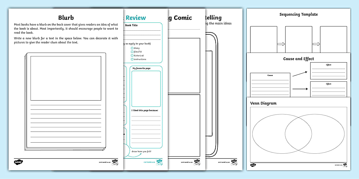 Non-Fiction Reading Graphic Organisers (teacher made)