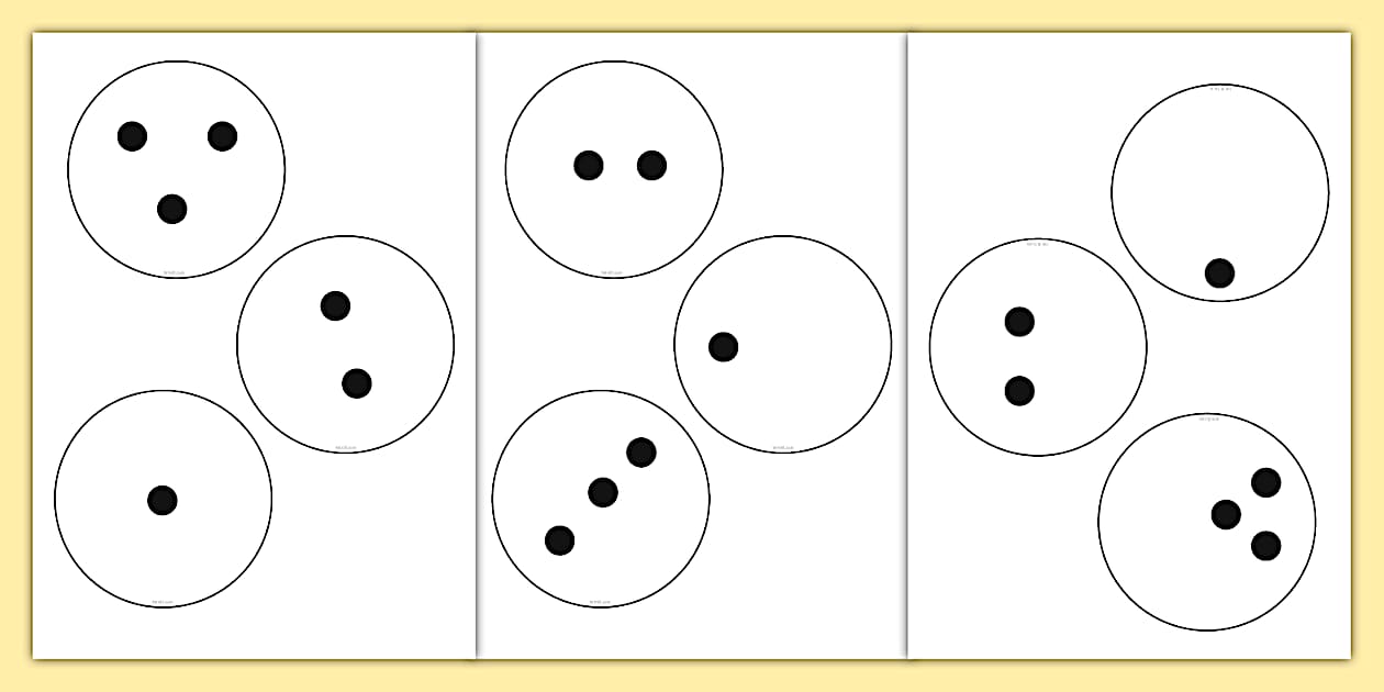 👉 1-3 Dot Plates | Twinkl (teacher made) - Twinkl