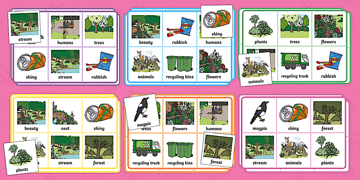 The Messy Magpie Matching Cards (teacher made) - Twinkl