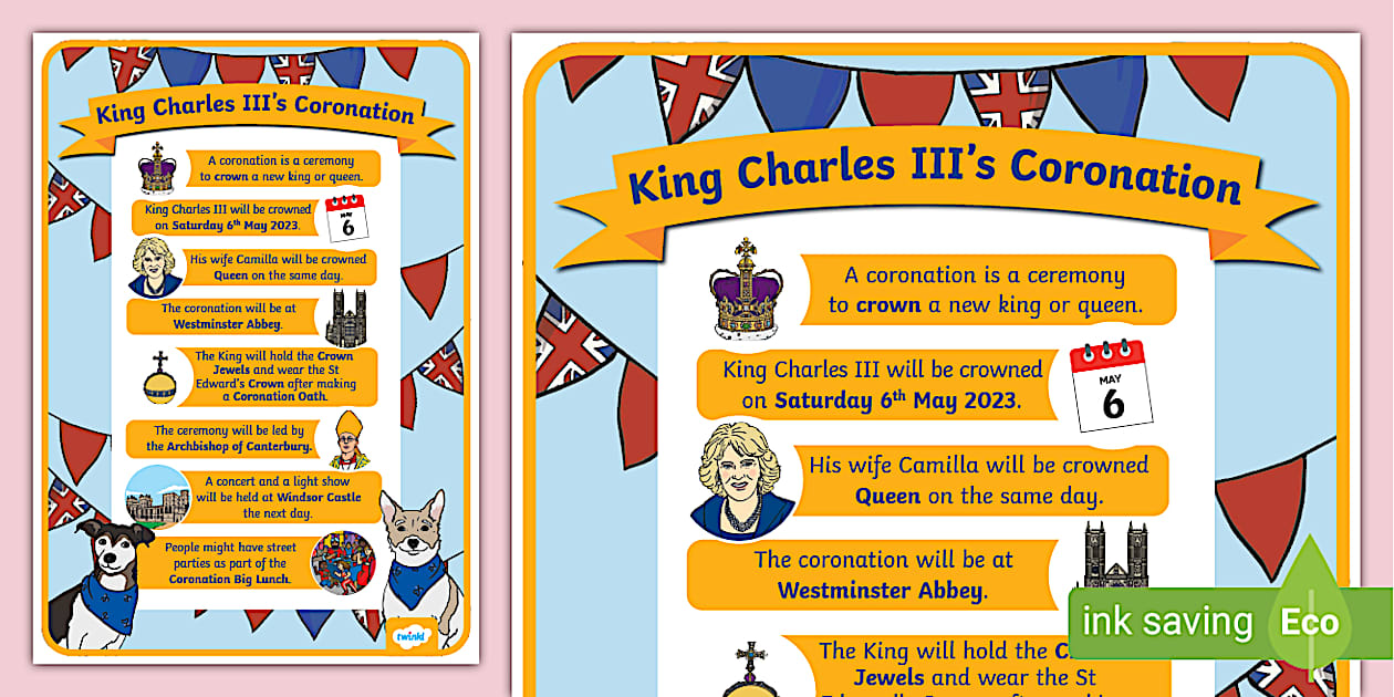 EYFS King Charles III Coronation Poster (teacher made)
