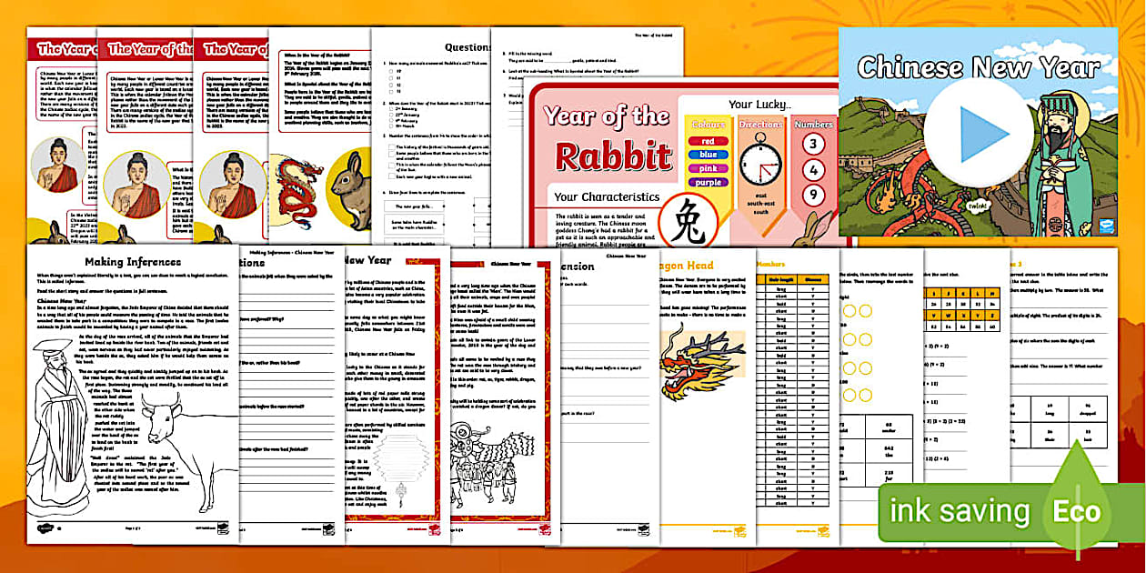 Chinese New Year 5-6 Resource Pack (teacher made) - Twinkl