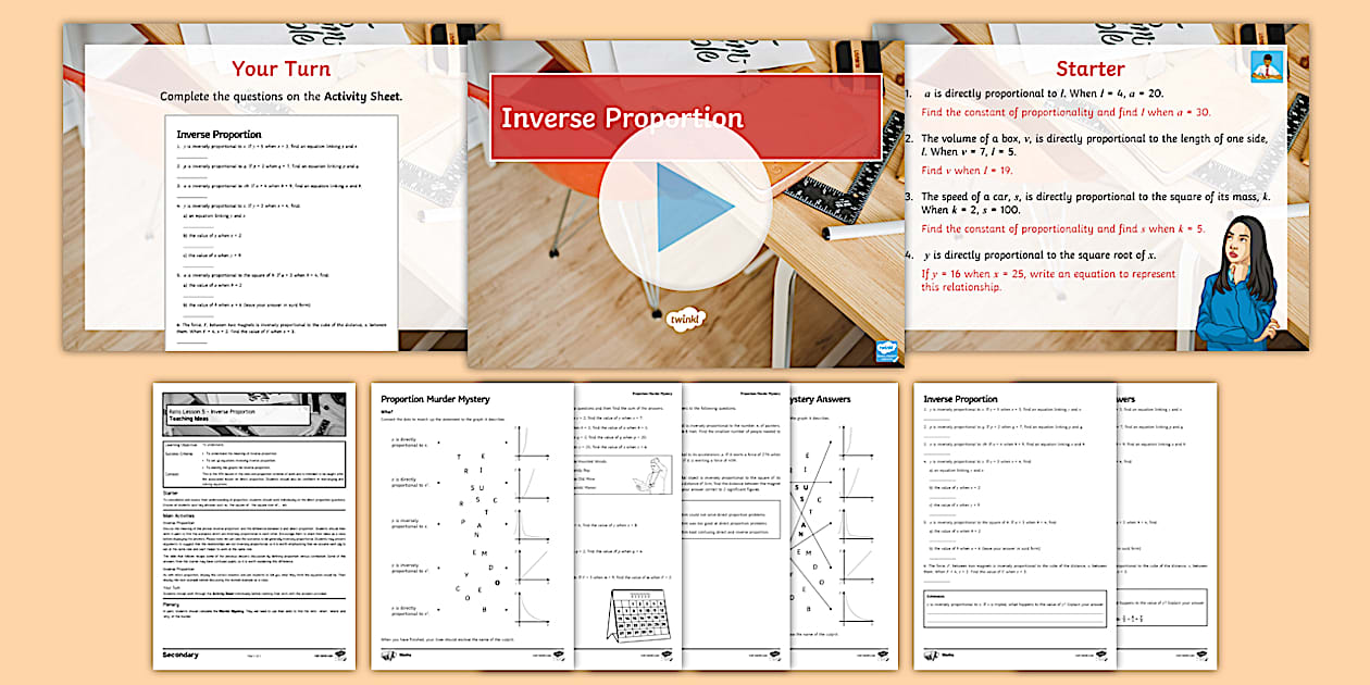 Inverse Proportion Lesson | Ratio and Proportion | Beyond Maths