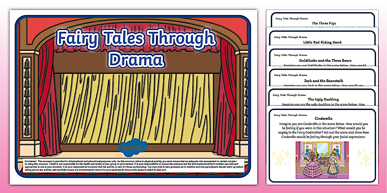 Fairy Tales Through Drama Flashcards (teacher made) - Twinkl