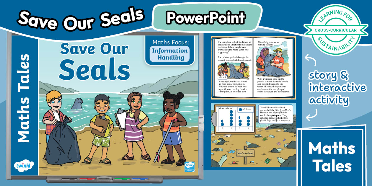Save Our Seals Maths Tale PowerPoint