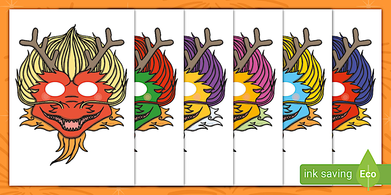 Chinese Dragon Masks- Dancing dragons- KS1 (teacher made)