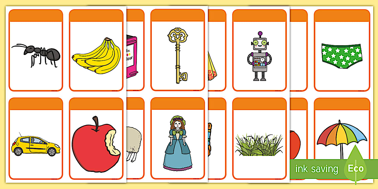 Phonics Picture Cards (Printable) – Phase 2 Resource